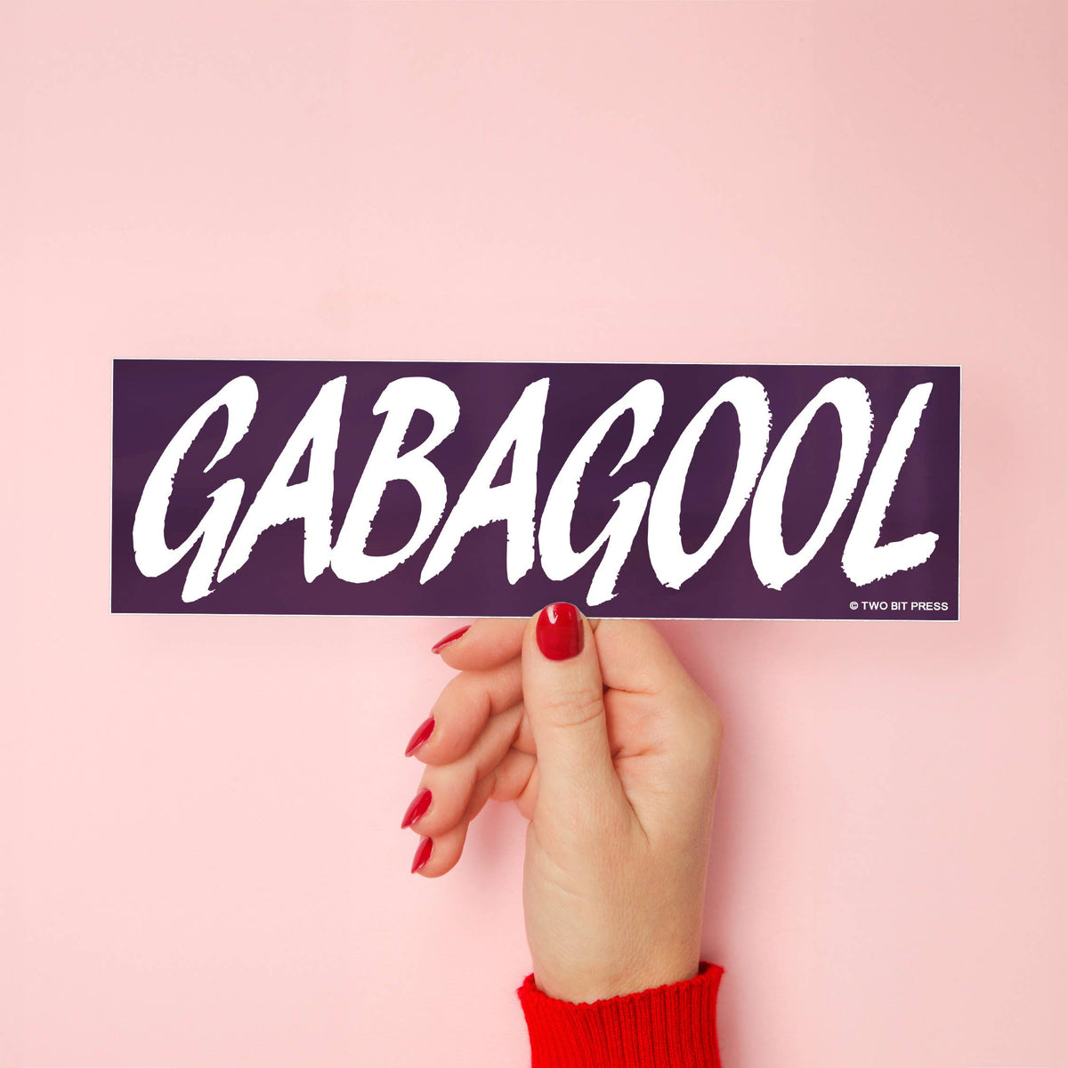 Gabagool Bumper Sticker - Funny - Sopranos Vintage Style – Dale Zine Shop