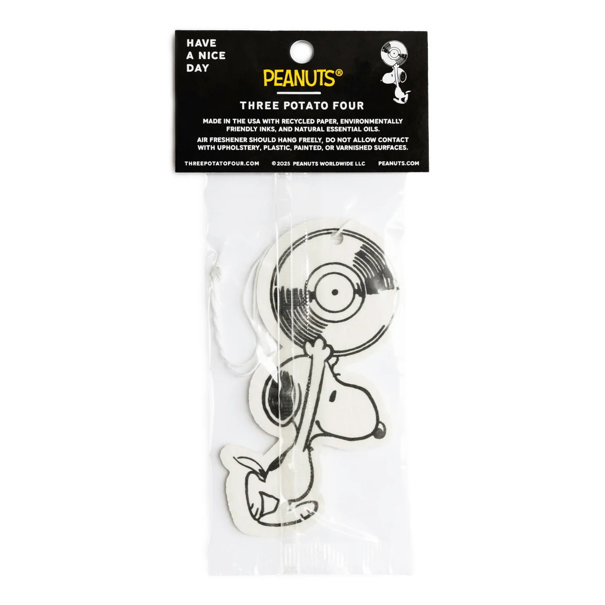Snoopy Record Air Freshener - Greatest Hits Edition – Dale Zine Shop