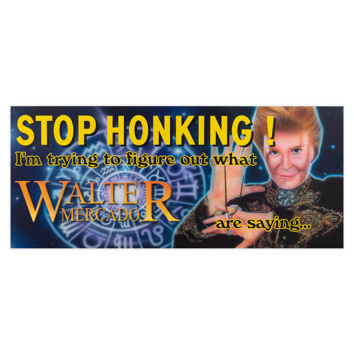 Walter Bumper Sticker - Mario Ayala 11"x4.5" – Dale Zine Shop