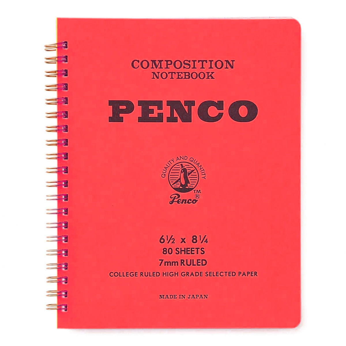 Penco Red (Magentaish) Composition Note Book – Dale Zine Shop